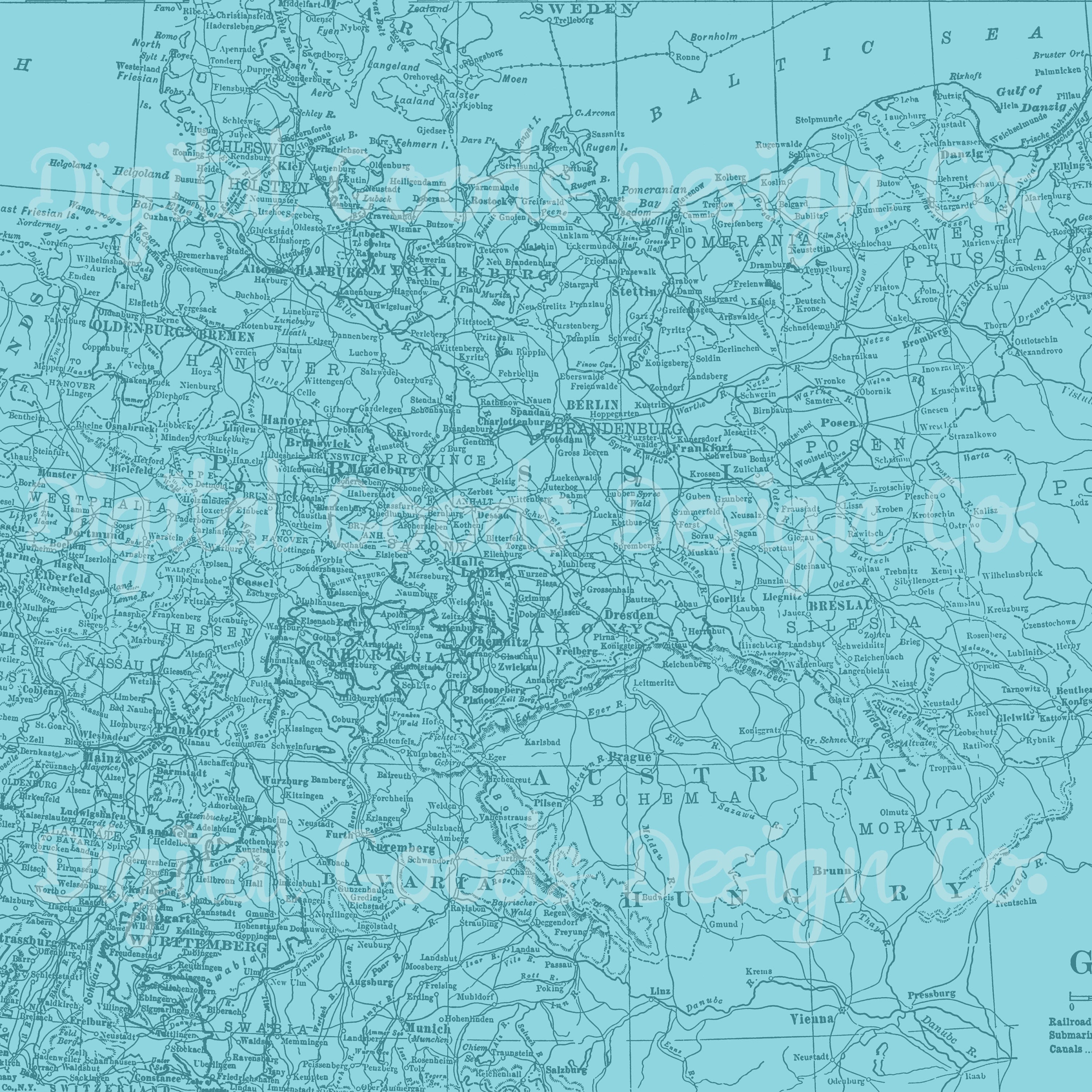 World Map Digital Paper Background, Scrapbooking, Paper Crafting ...