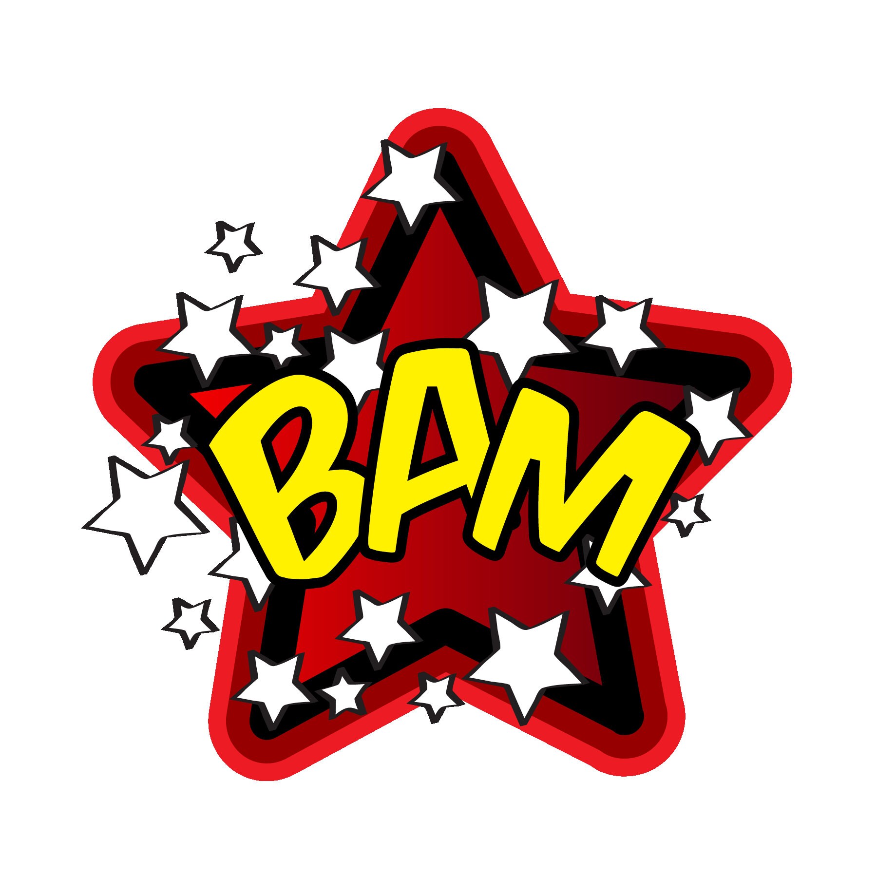 Action Signs Digital Clipart Instant Download Action Sign Clipart POW ...