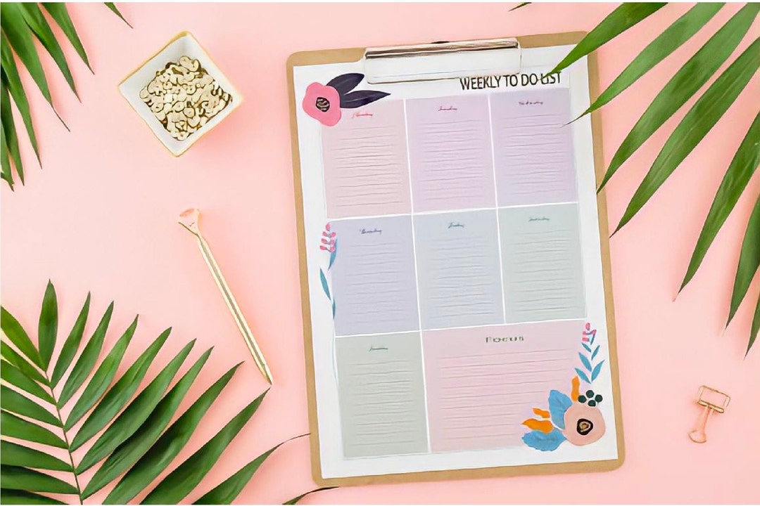 Weekly to Do List Sheet Template Printout, Digital Download, Printable ...