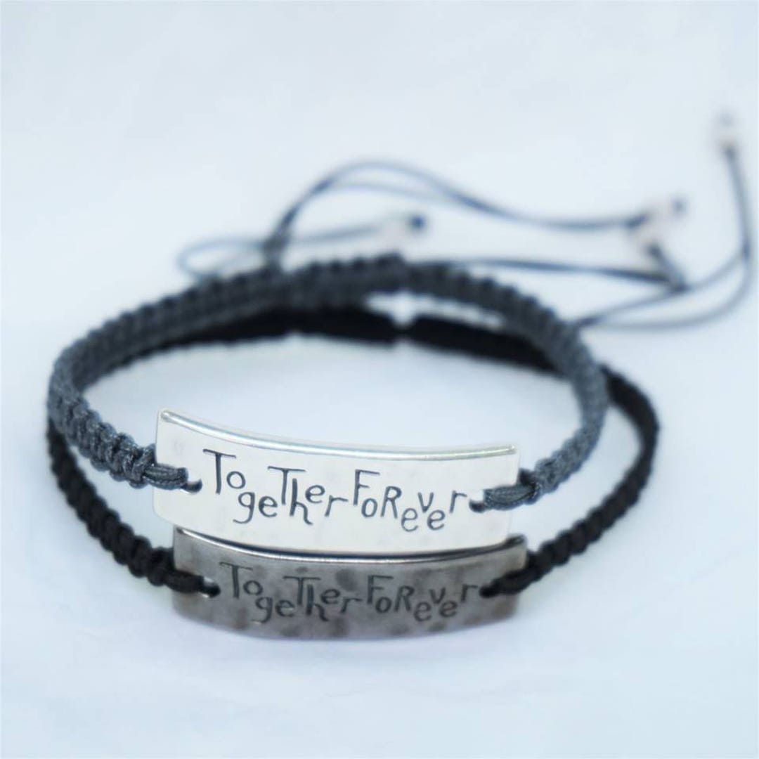 Together Forever Matching Couple Bracelet, Valentine Present ...