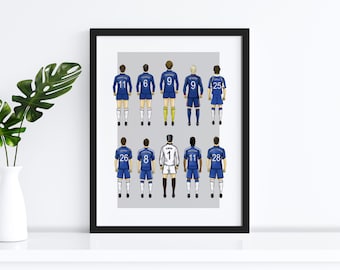 Chelsea FC Map Print Football Picture Chelsea Football - Etsy