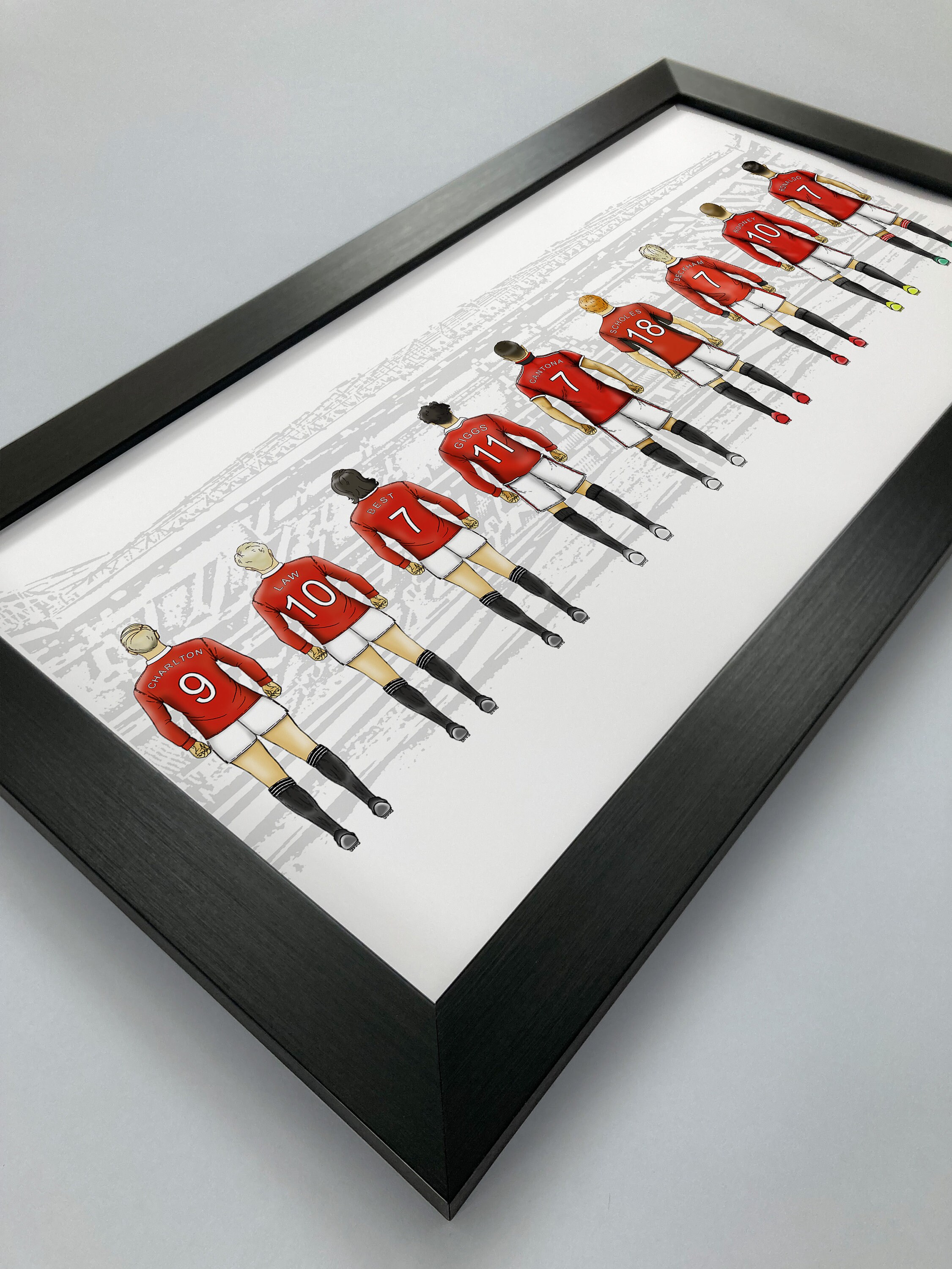 Manchester United FC Gifts Man United Legends Print - Etsy