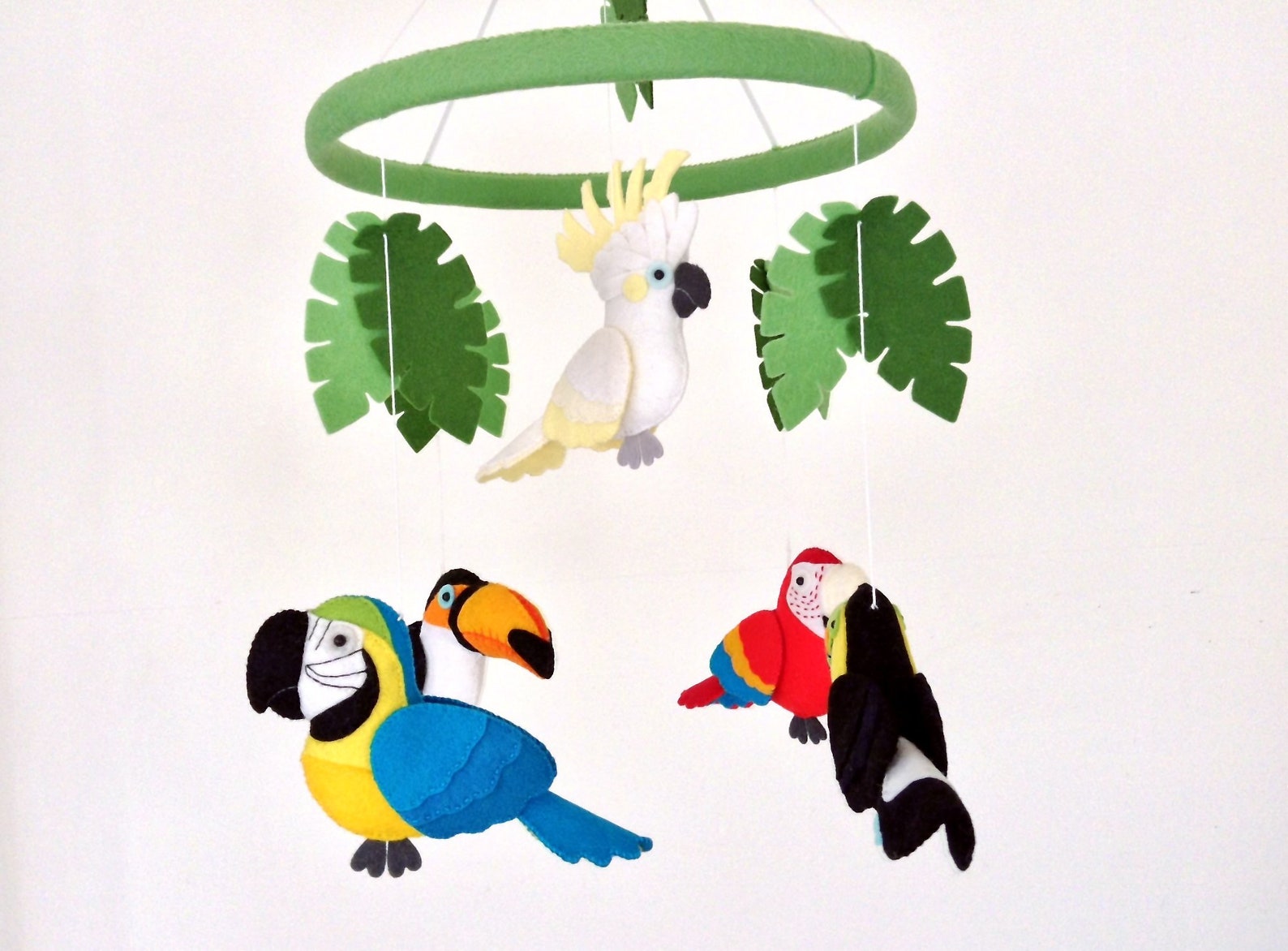 Baby Mobile Parrot Baby Mobile Toucan Crib Mobile Tropical - Etsy