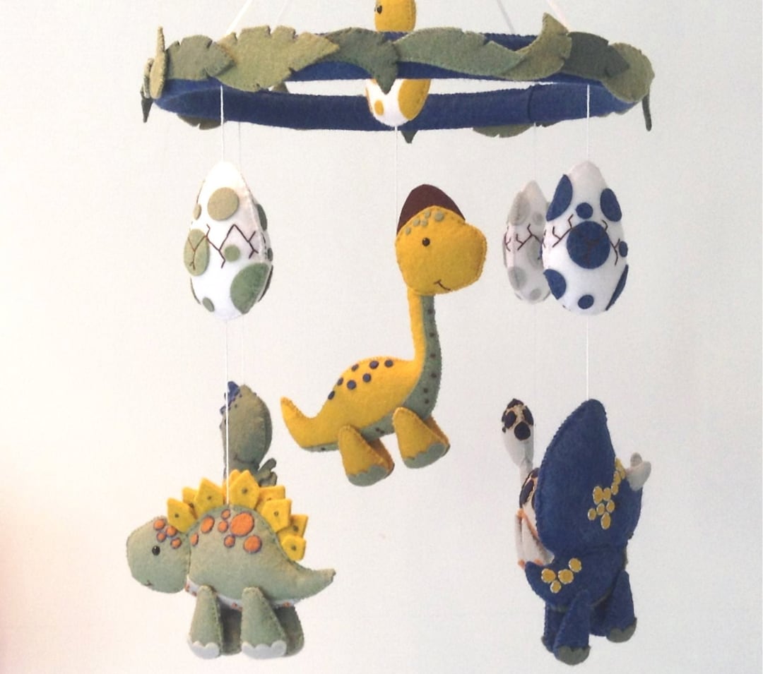 Dinosaur Mobile, Dinosaur Baby Mobile, Boys Nursery Mobile, Dinosaur ...