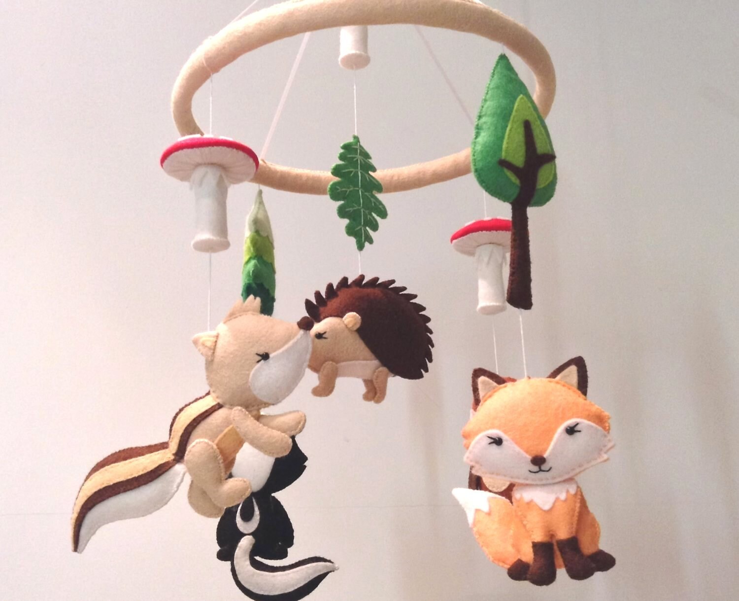 Woodland Animal Baby Mobile Woodland Themed Nursery Mobile | Etsy