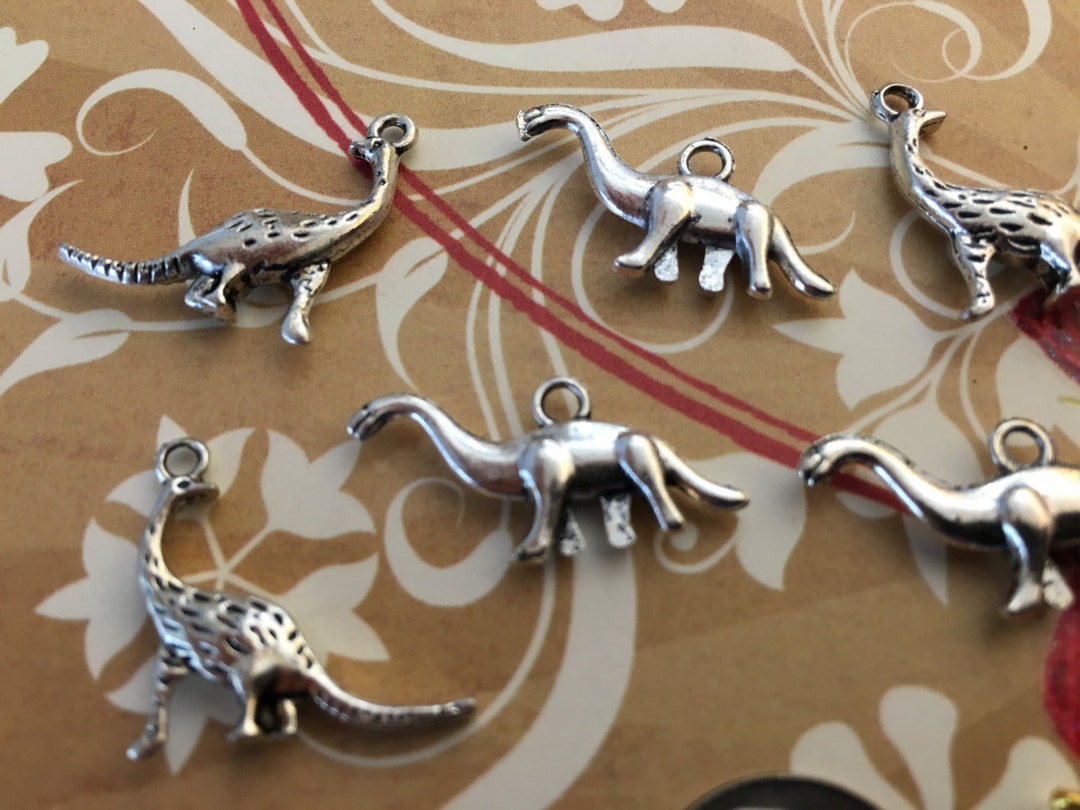 Dinosaur Dino T-rex Tyrannosaurus Rex Raptor Giant Thunder Lizard Charm ...