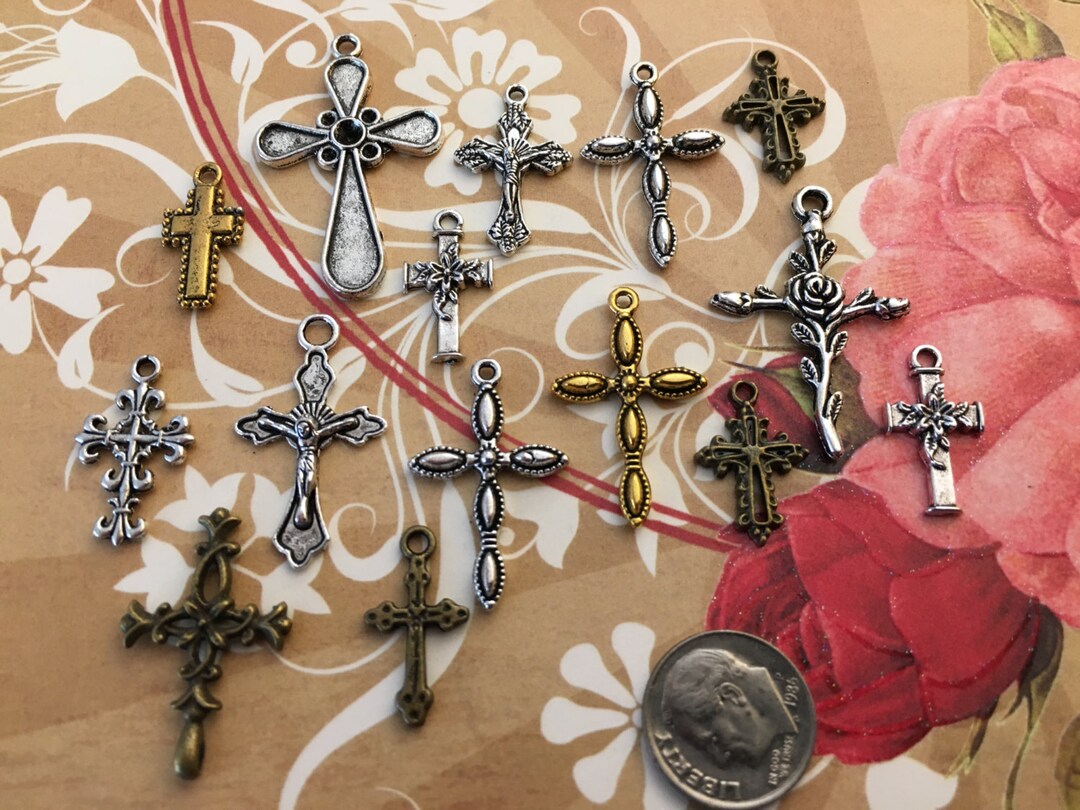 New Crosses Crucifix Rood Charms Pendant for Jewelry Necklaces ...