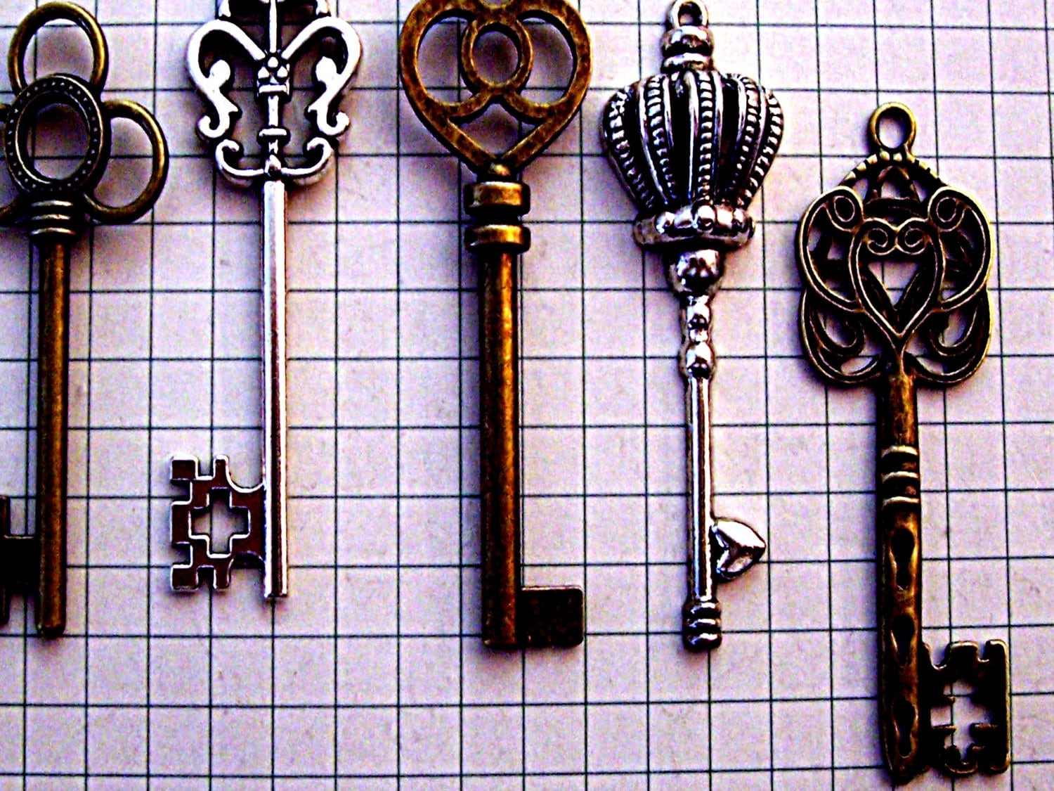 Fancy Big New Steampunk Replica Skeleton Keys Large Medium All | Etsy