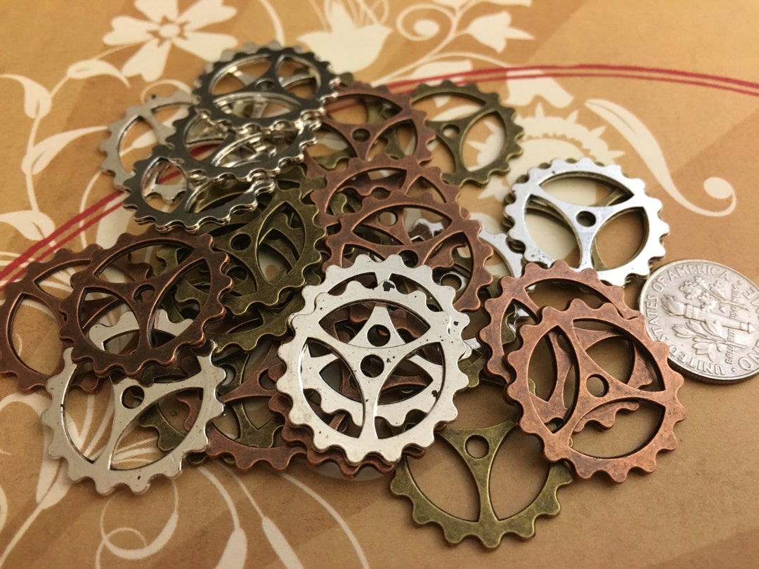 1 Inch Big Large Steampunk Gears Cogs Cogwheel Drive Wheels Watch Parts ...