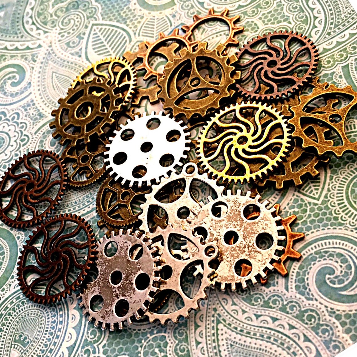 Steampunk Gears Cogs Sprocket Wheels Buttons Watch Parts | Etsy
