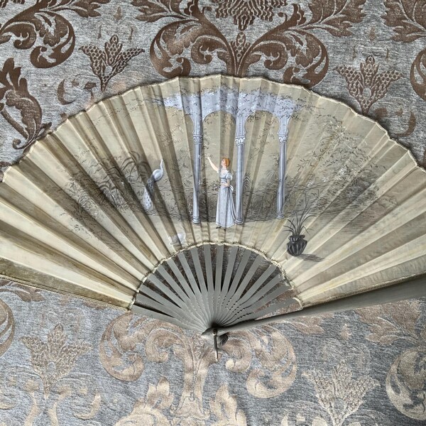 Antique Hand Fan - Etsy