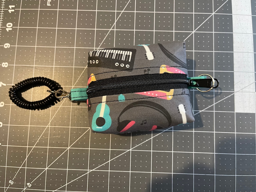 Mini Boxy Pouch Musical Instruments, Handmade Small Zipper Pouch, Mini ...