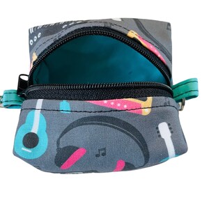 Mini Boxy Pouch Musical Instruments, Handmade Small Zipper Pouch, Mini ...
