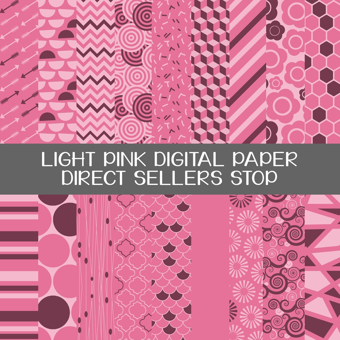 Digital Paper Light Pink Background Clip Art - Etsy