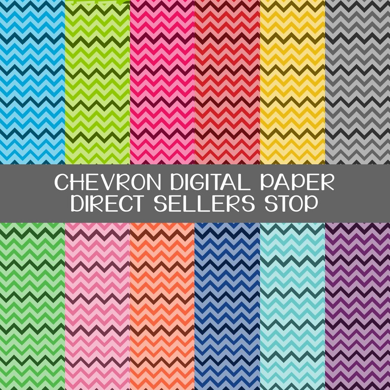 Digital Paper Chevron Background Clip Art - Etsy