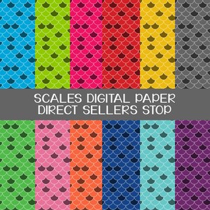 Digital Paper Scales Background Clip Art - Etsy