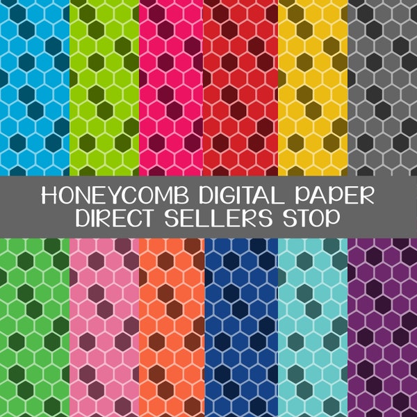Honeycomb Background - Etsy