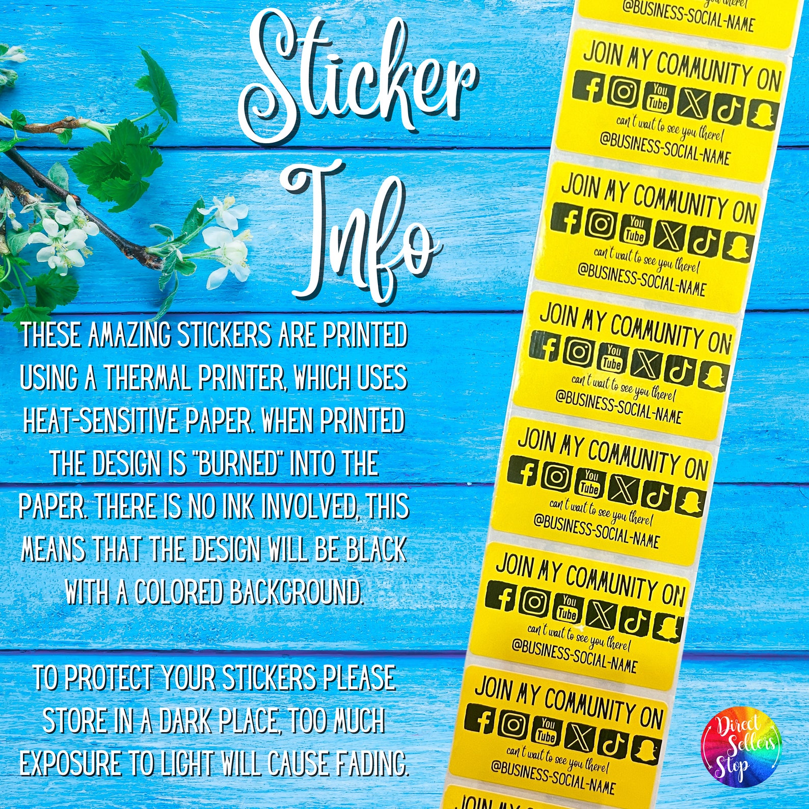 Thermal Labels Join My Community for My Small Business Personalized ...