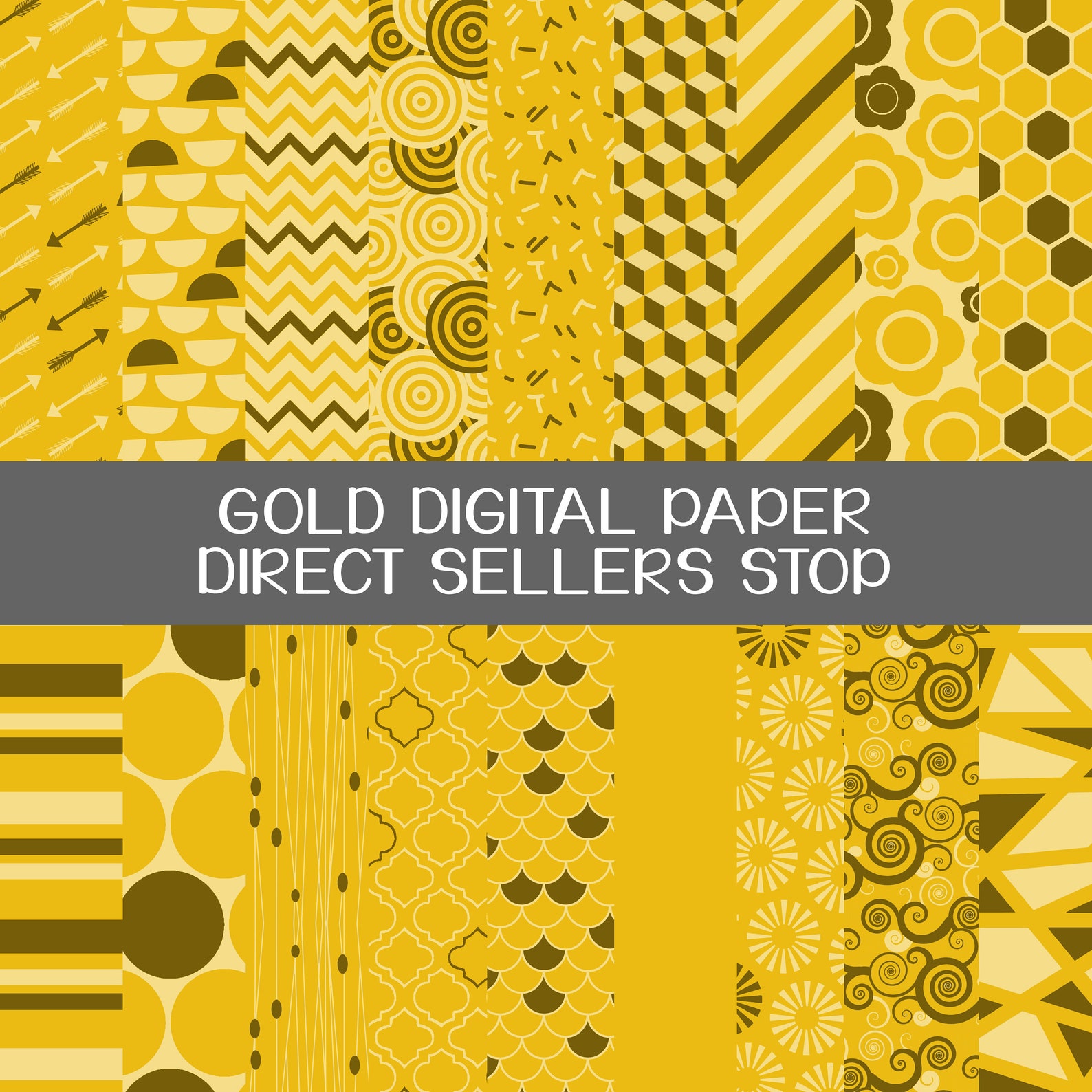 Digital Paper Gold Background Clip Art - Etsy