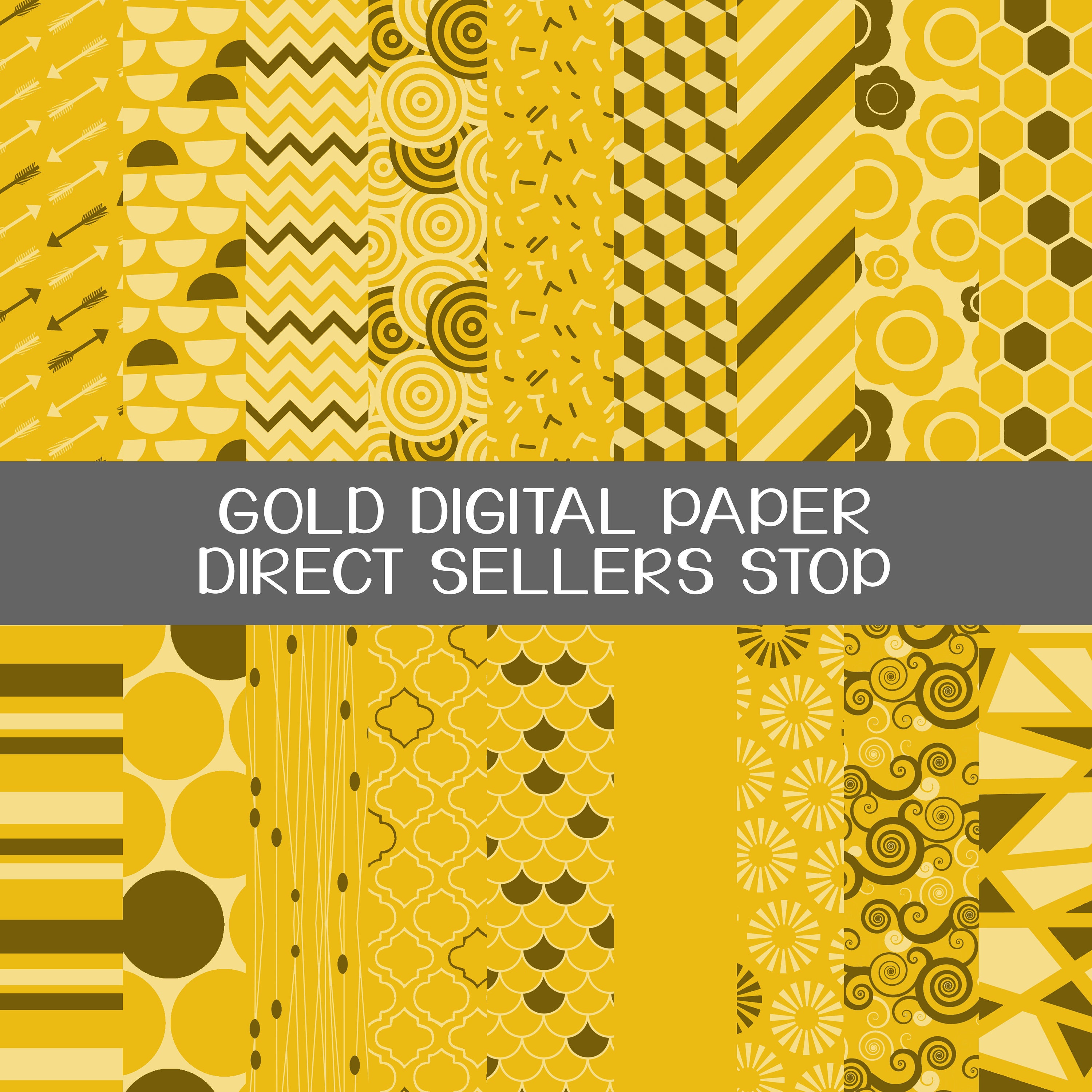 Digital Paper Gold Background Clip Art - Etsy
