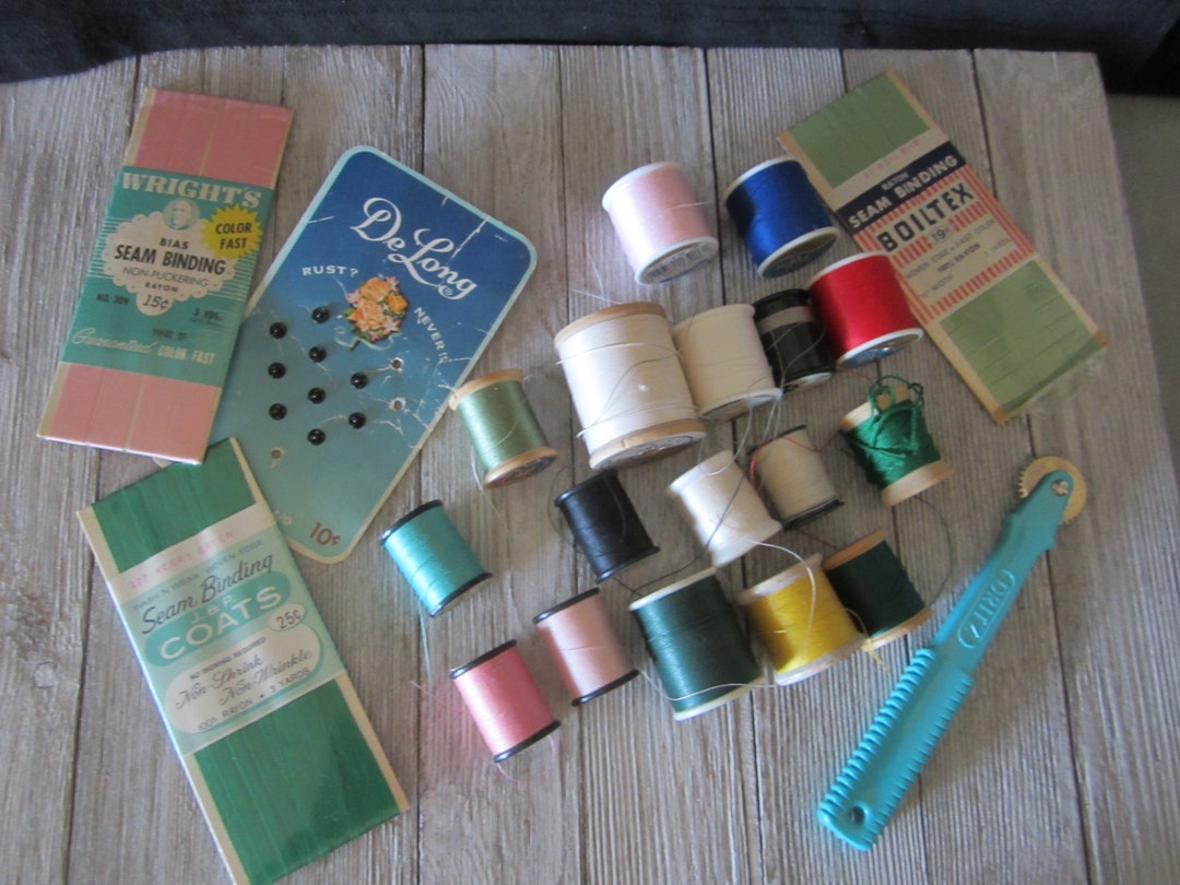 Miscellaneous Thread and Seam Binding Set / Sold as an Entire ...