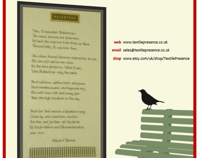 Poem Book in a Matchbox Adlestrop by Edward Thomas. Ideal for - Etsy