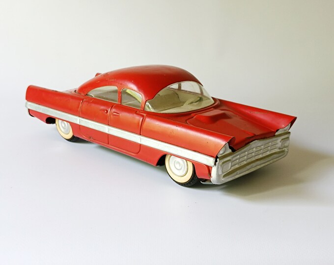 Rare Big Tin Toy Car - 11 Inches USSR Soviet Friction Toy Car Model ...