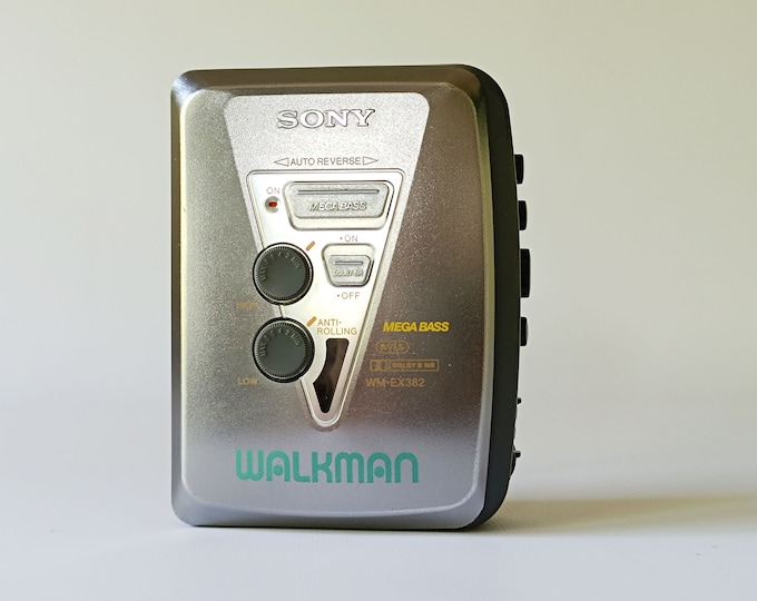Vintage Sony Walkman WM-EX382 Cassette Player, Vintage Stereo Cassette ...