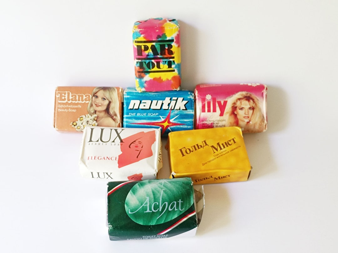 Vintage Soap Bars - Set of 7 - Vintage Soap From Soviet Germany ...