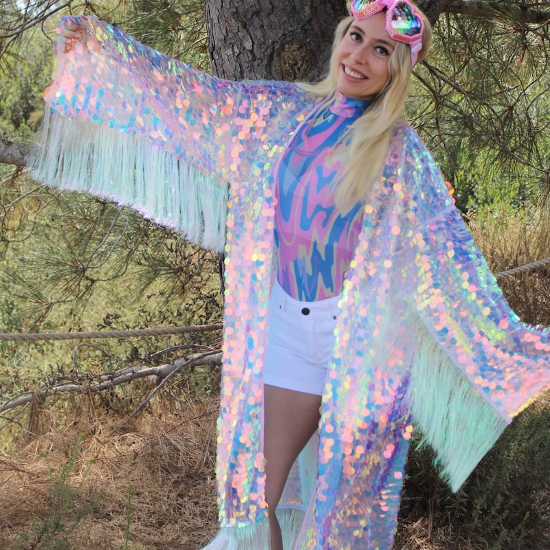 Sequin and Fringe Top - Etsy