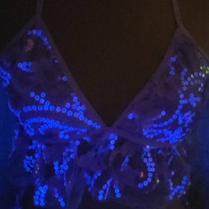 Daisy Luxe Rave TOP Bikini or Triangle Top With Ruffle Lined With ...