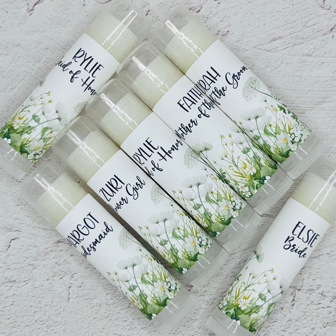 Bridal Party Chapstick Bridal Party Gifts Personalized Lip Balm for ...
