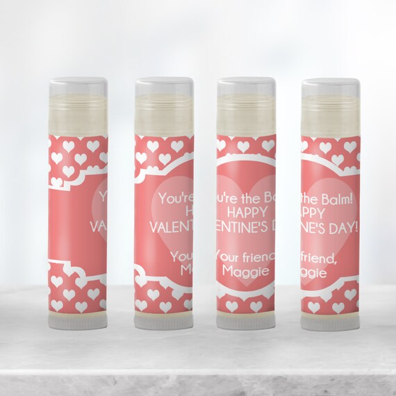 Dusty Rose Galentines Day Favors Lip Balm, Valentines Day Favors for ...