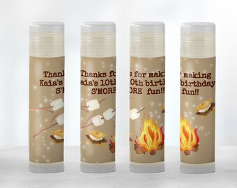 Smores Camping Party Favor Bag Toppers Backyard Theme Party - Etsy
