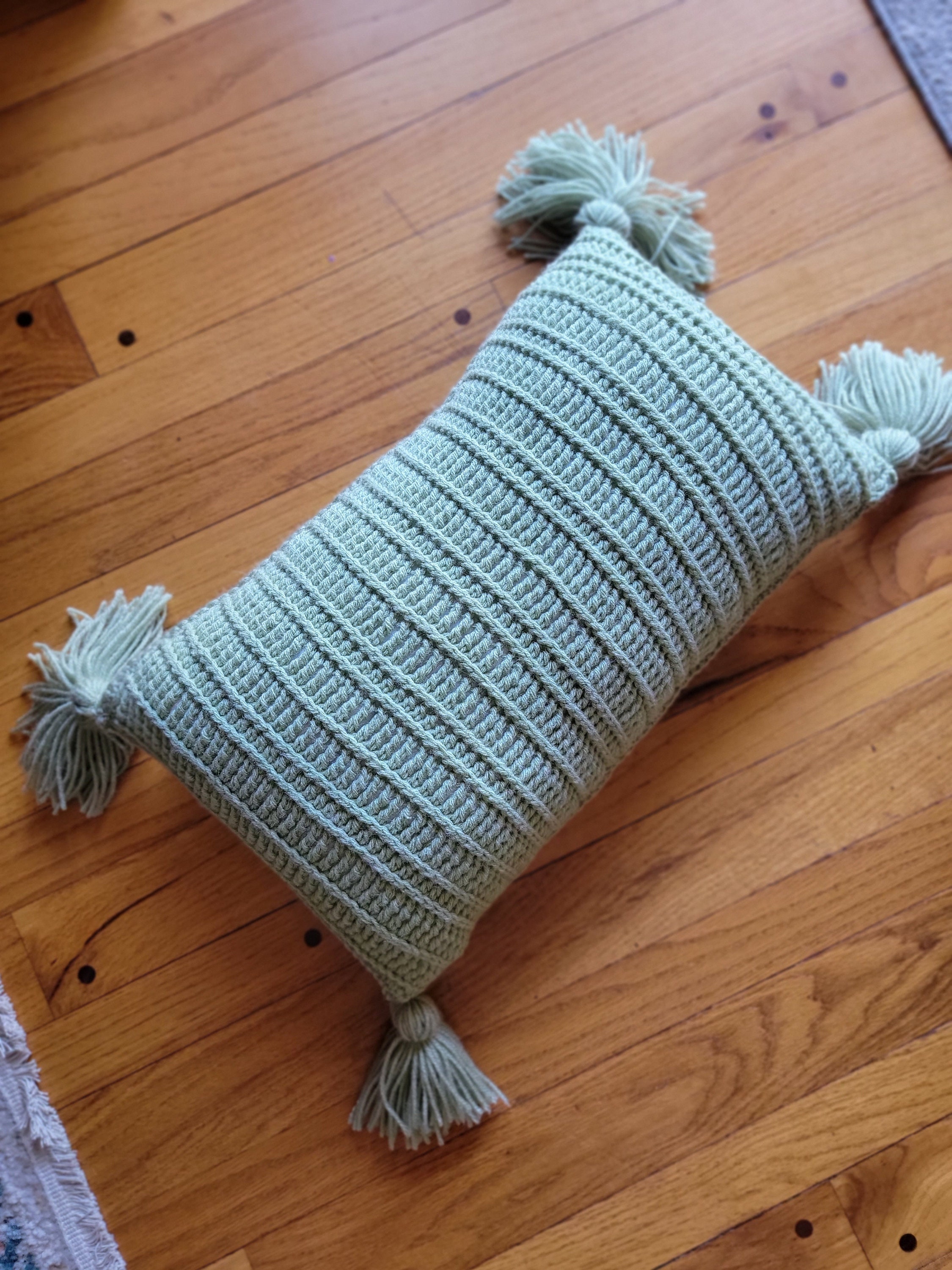 Crochet Pattern, Crochet Pillow Cover, Lumbar Pillow Cover Pattern ...