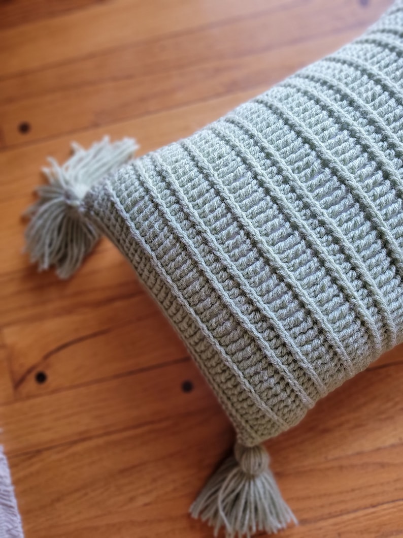 Crochet Pattern, Crochet Pillow Cover, Lumbar Pillow Cover Pattern ...