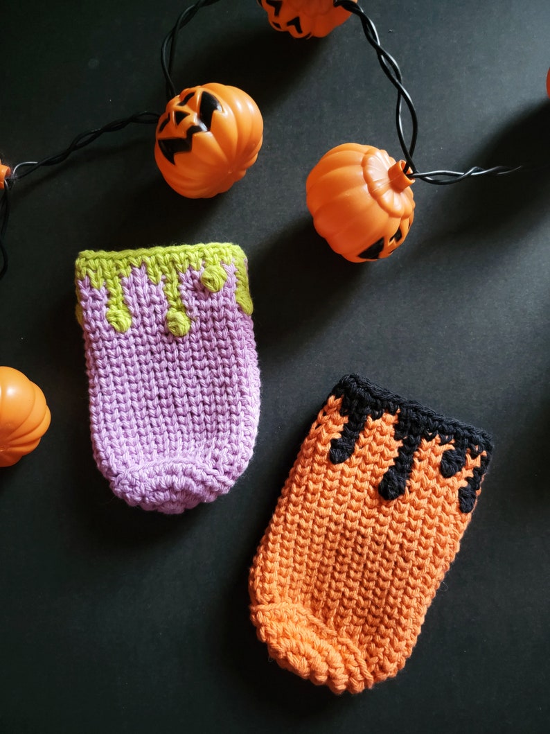 Creepy Cute Halloween Crochet PDF Pattern, Can Cozy, Reusable Can ...