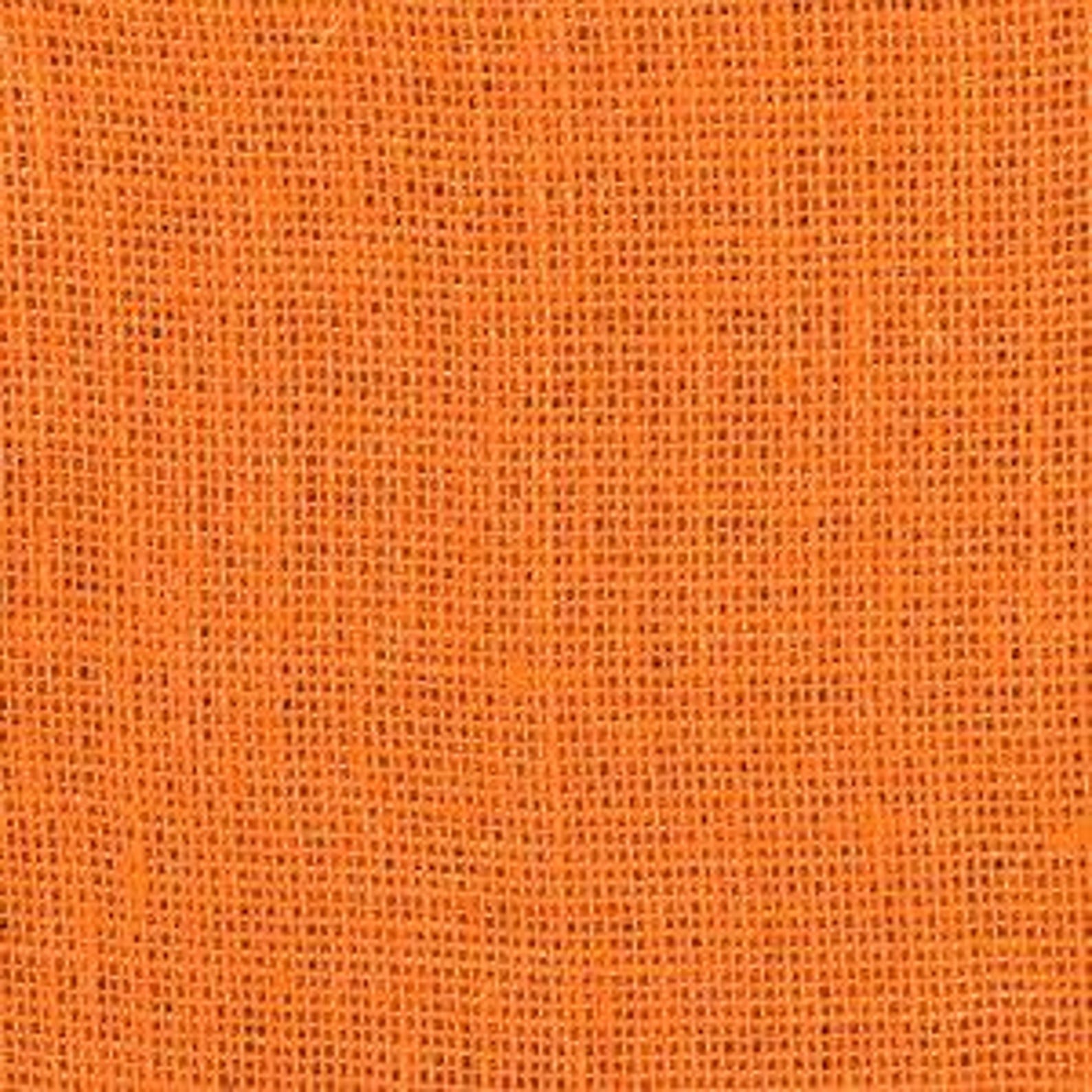Orange Sultana Burlap Fabric by the Yard - Etsy
