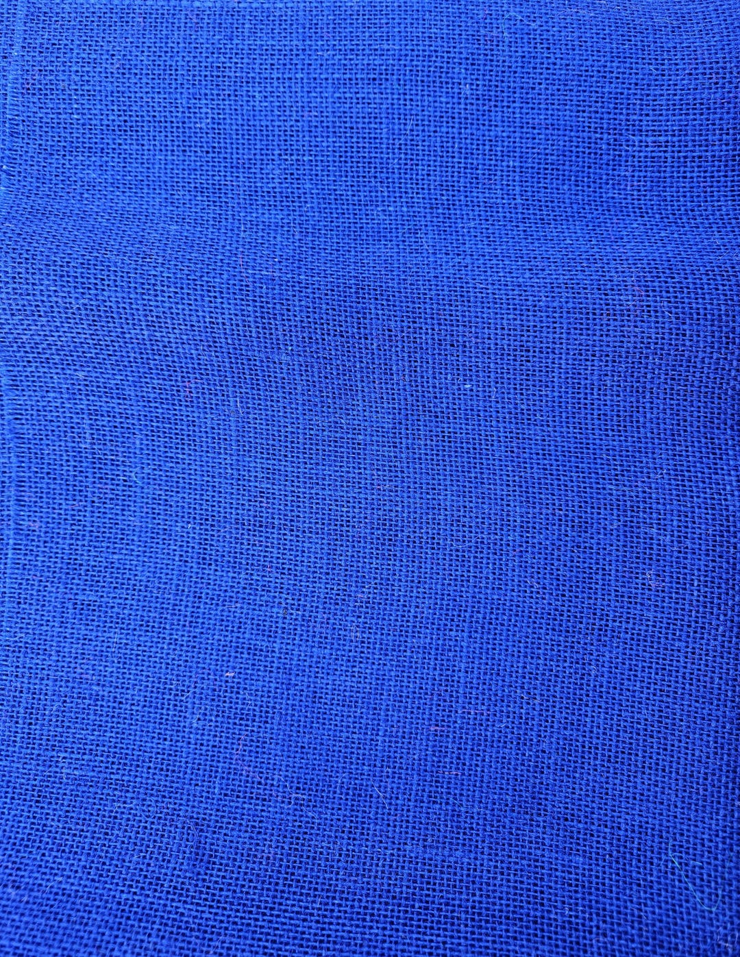 Burlap Fabric by the Yard, Royal Blue - Etsy