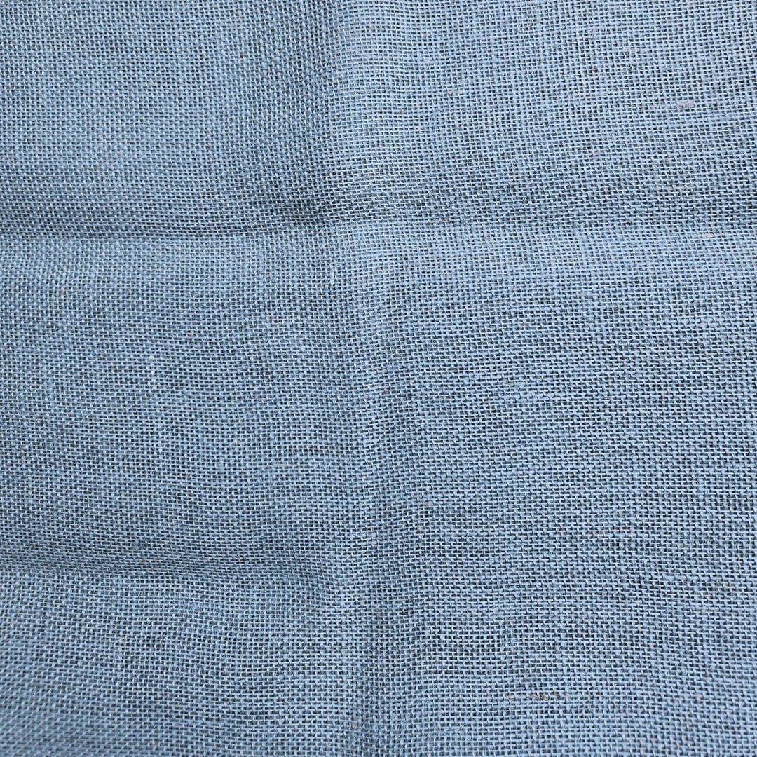 Light Blue Burlap Fabric by the Yard - Etsy