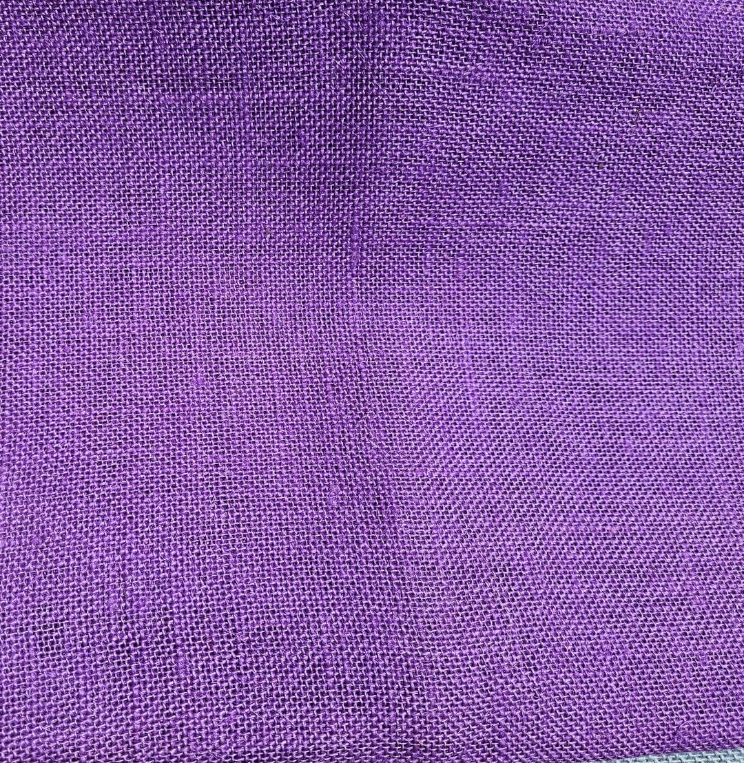 Purple Sultana Burlap Fabric by the Yard - Etsy