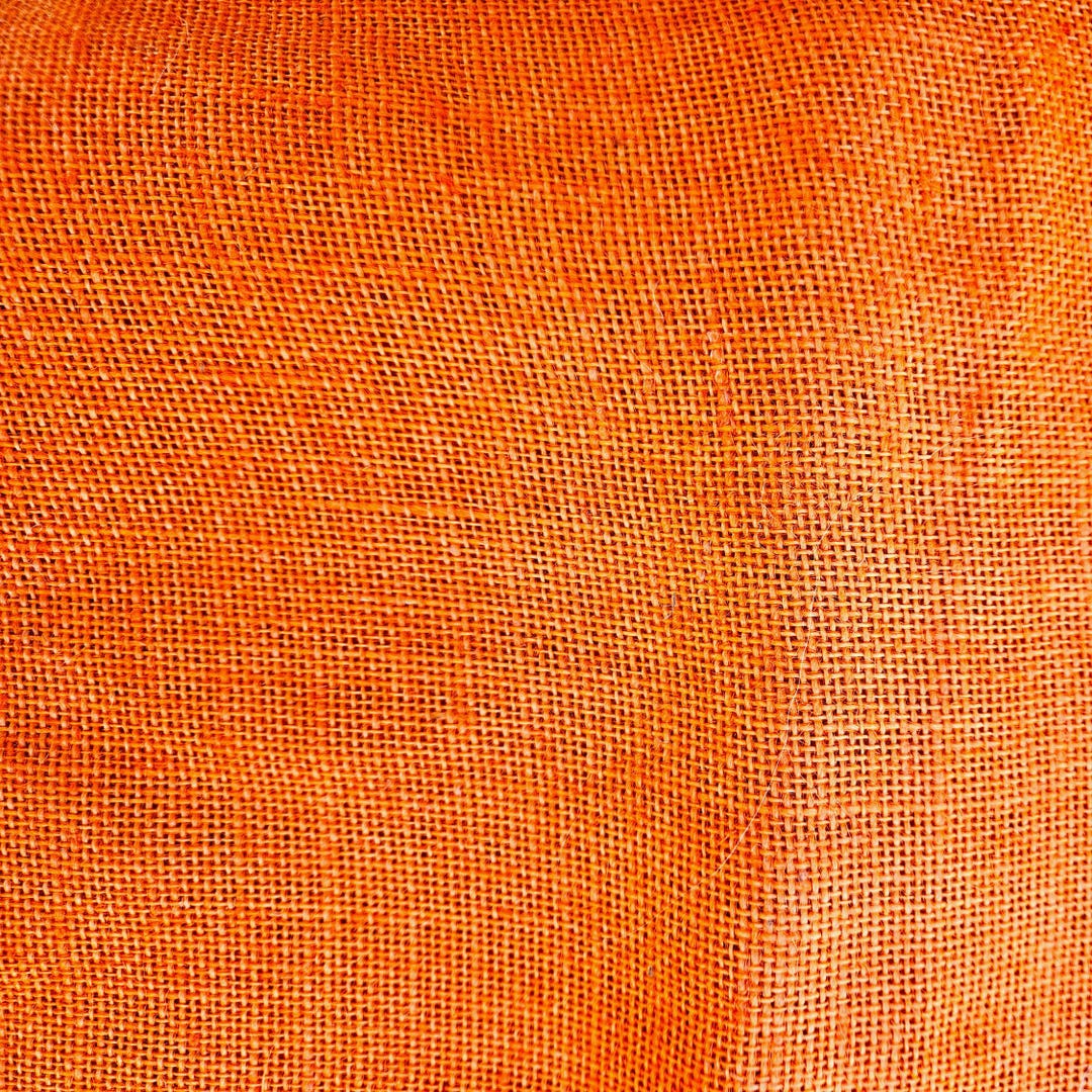 Orange Sultana Burlap Fabric by the Yard - Etsy