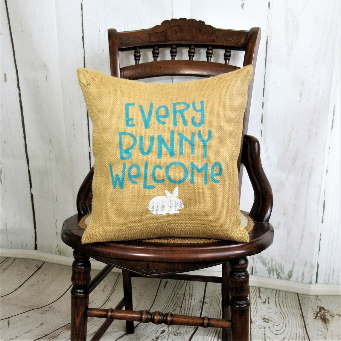 Every Bunny Welcome Welcome Pillow Easter Decorations Bunny | Etsy