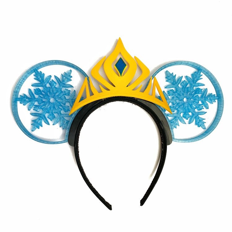 Mouse Ears and Crown Ice Queen Interchangeable - Etsy