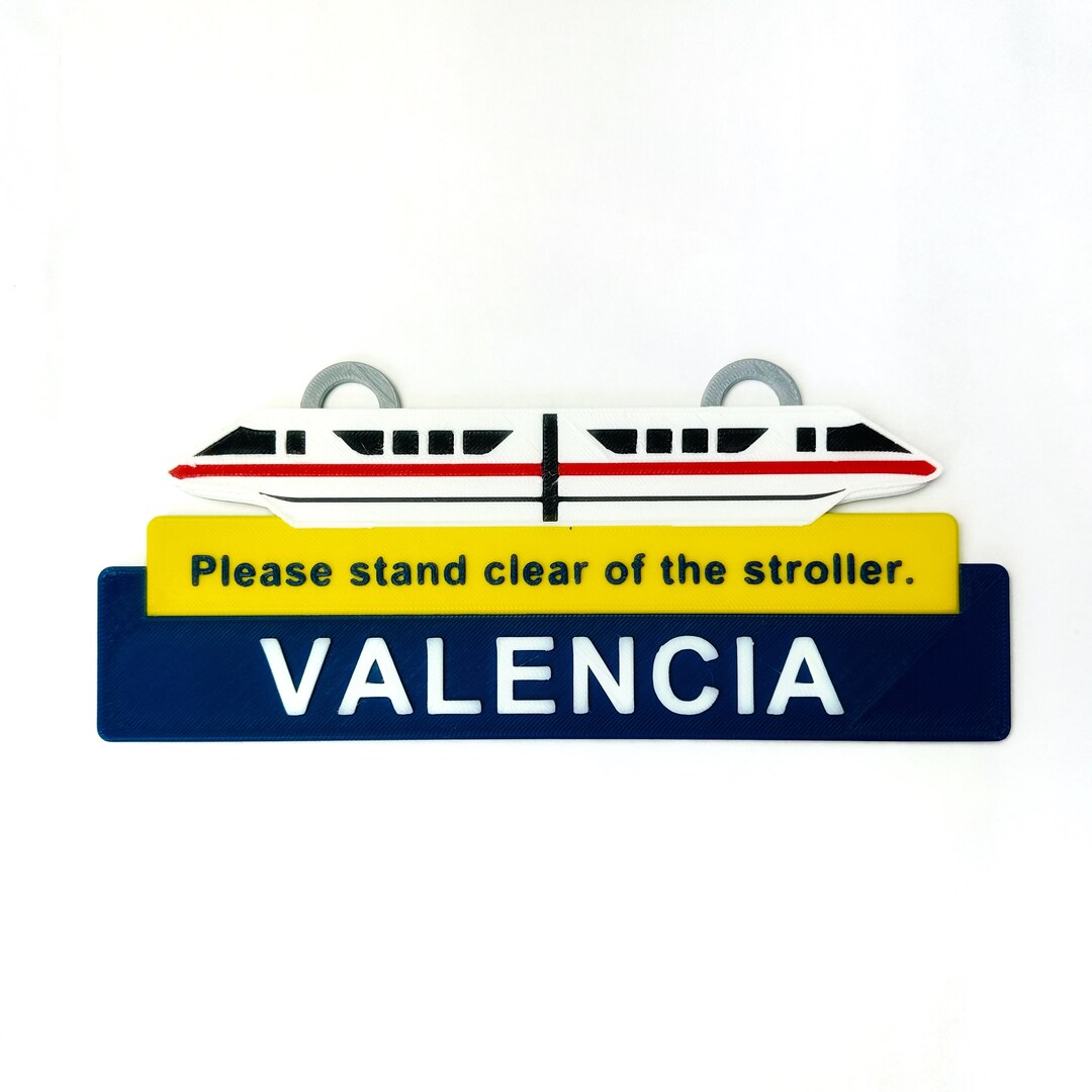 Monorail Customizable Tag for Strollers, ECV, Wheelchair Sign - Etsy