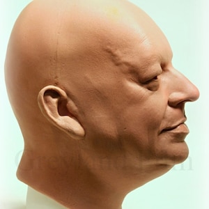 Original Latex Mask Face Greyland Film "skup" Nr.540 - Etsy