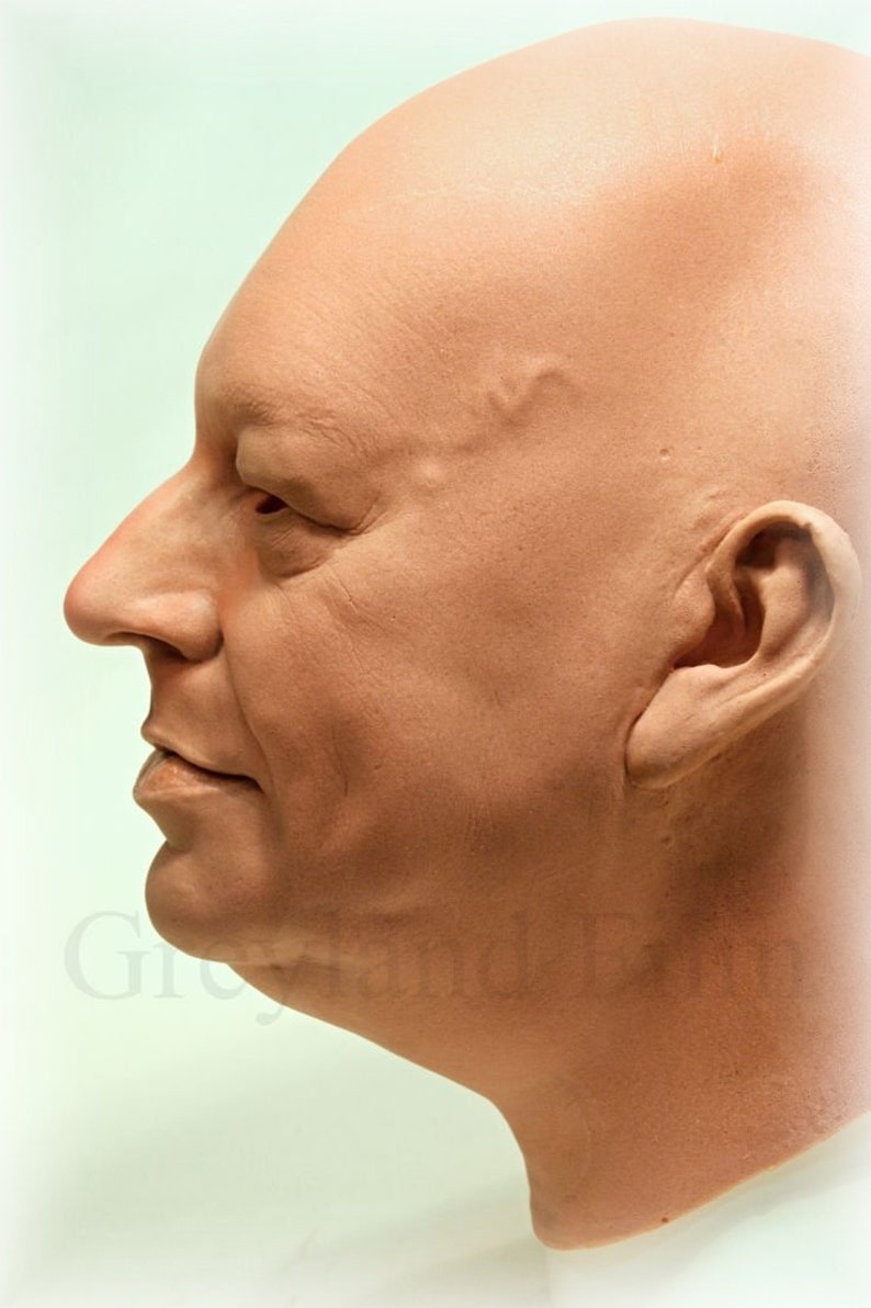 Original Latex Mask Face Greyland Film "skup" Nr.540 - Etsy