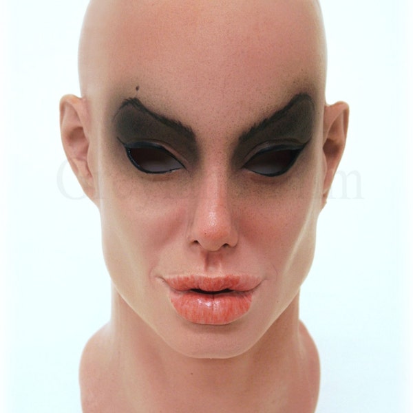 Realistic Female Mask - Etsy