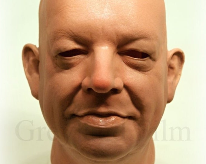 Original Latex Mask Face Greyland Film "skup" Nr.540 - Etsy