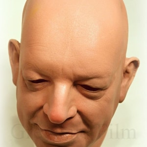 Original Latex Mask Face Greyland Film "skup" Nr.540 - Etsy